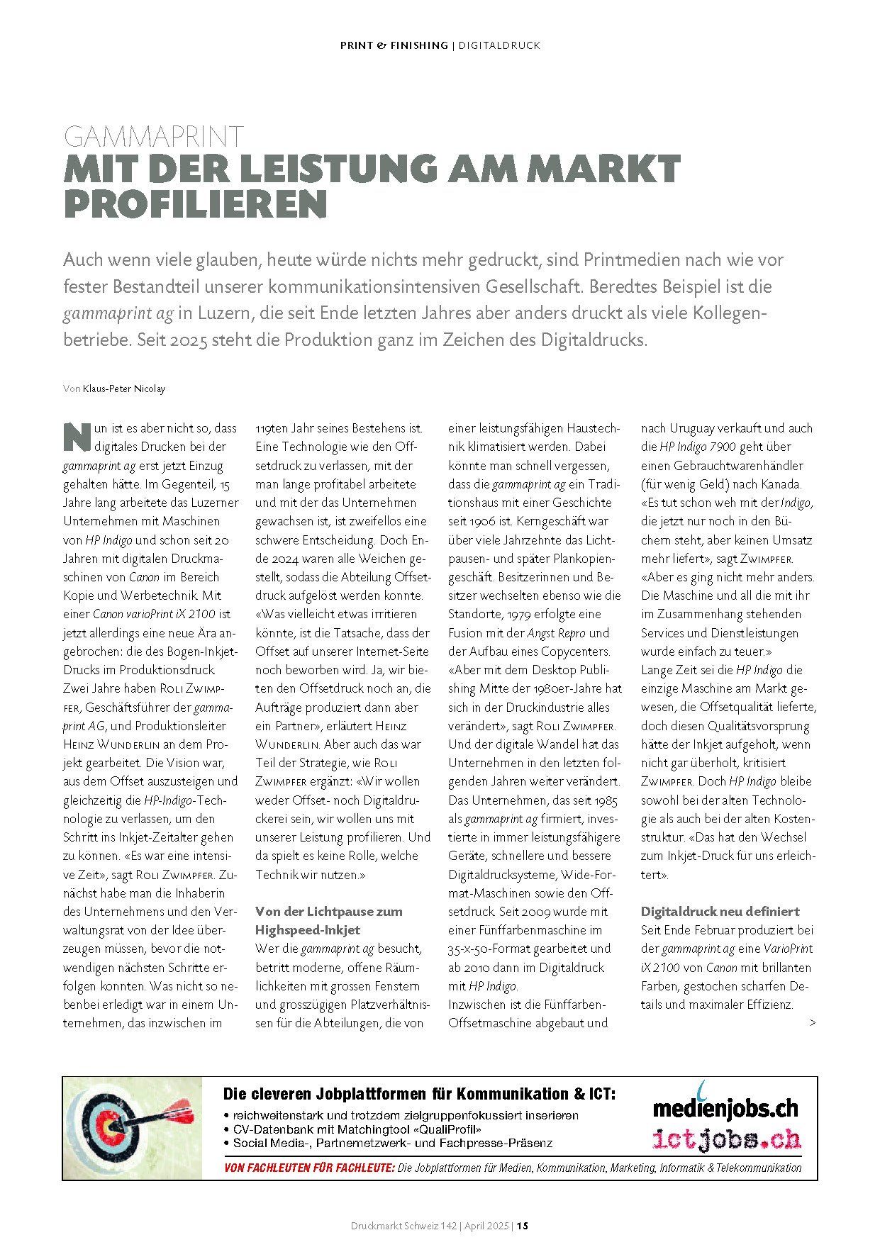 gammaprint ag :: News